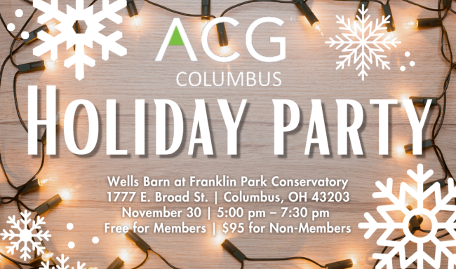 2023 ACG Columbus Annual Holiday Party | ACG Columbus